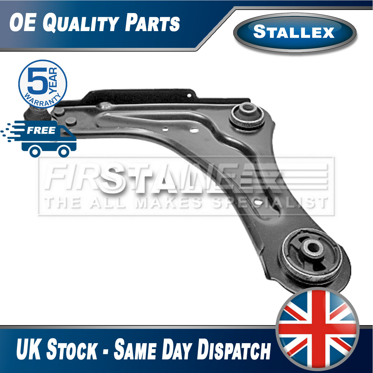 Fits Laguna 2.0 dCi 3.0 3.5 Track Control Arm Front Left Lower Stallex ...