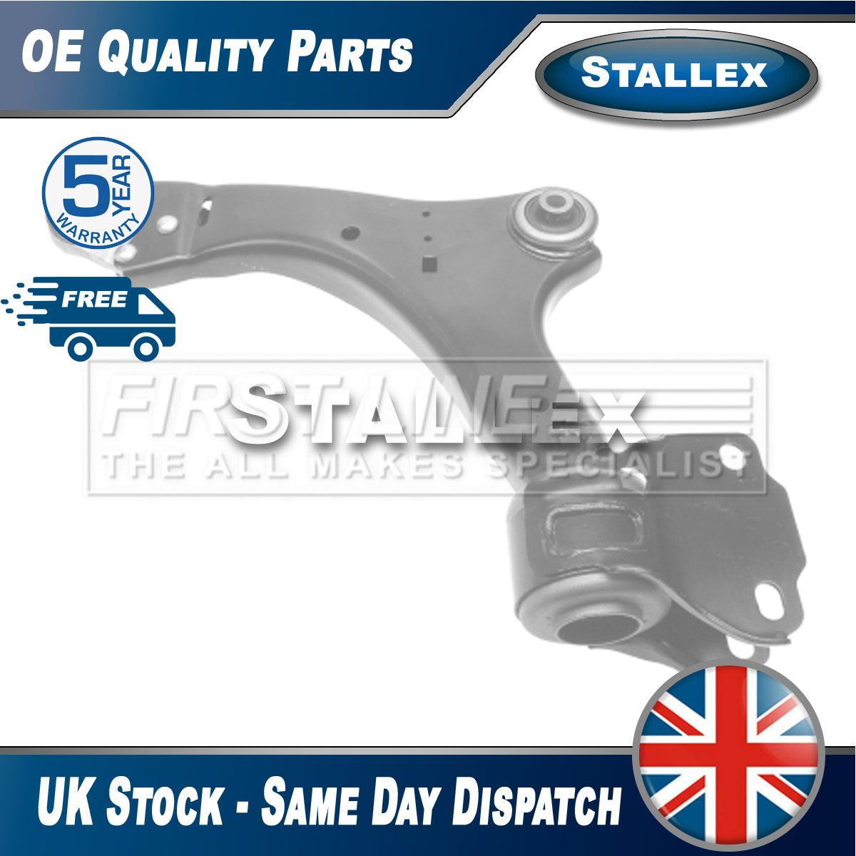 Fits Volvo XC70 2.0 D 2.4 3.0 3.2 Track Control Arm Front Left Stallex ...