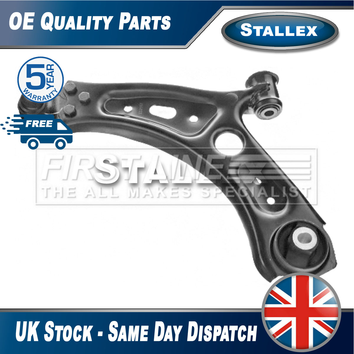 Fits Fiat 500 Jeep Renegade Track Control Arm Front Left Lower Stallex ...