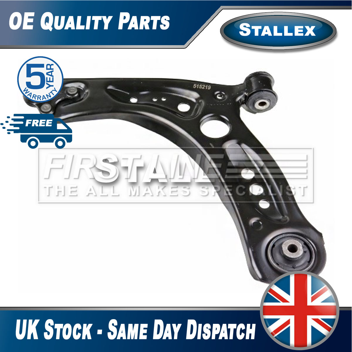 Fits Audi Q2 2016- A3 2016-2020 Track Control Arm Front Left Lower ...