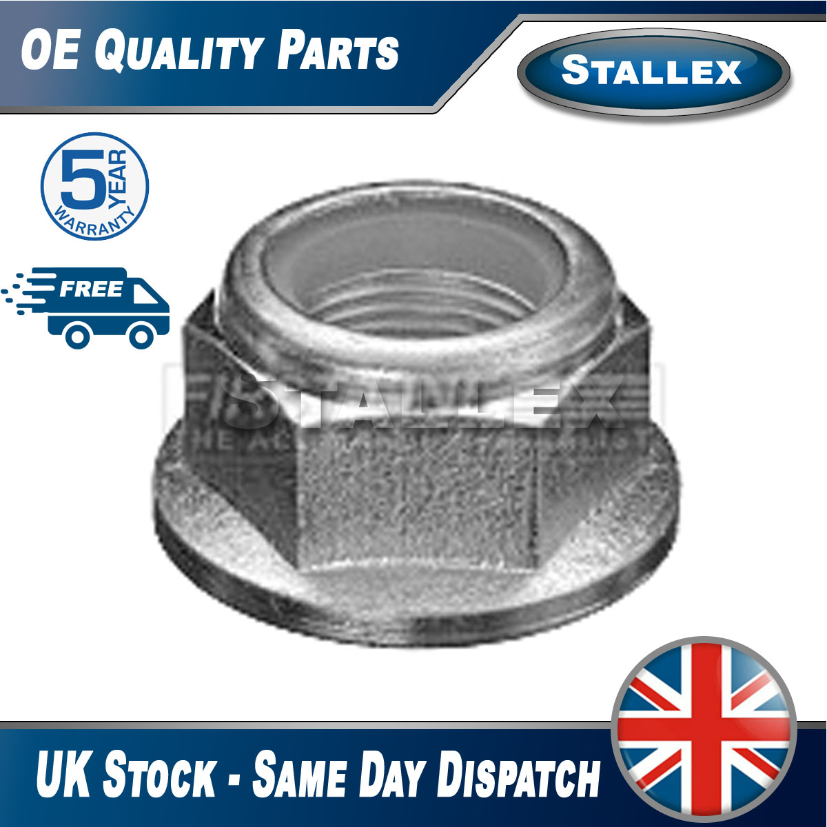 Fits Nissan Micra Note Renault Clio Stub Axle Nut Front Rear Stallex ...