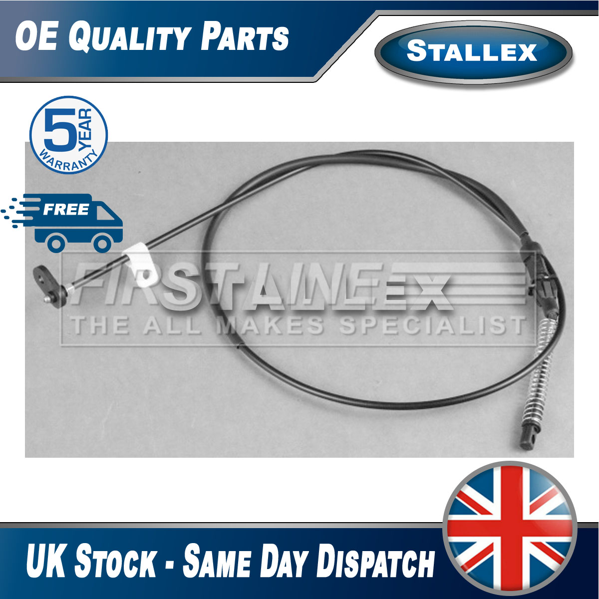 Adatto a Ford Capri 1981-1987 cavo frizione acceleratore 2,8 Stallex 6083095