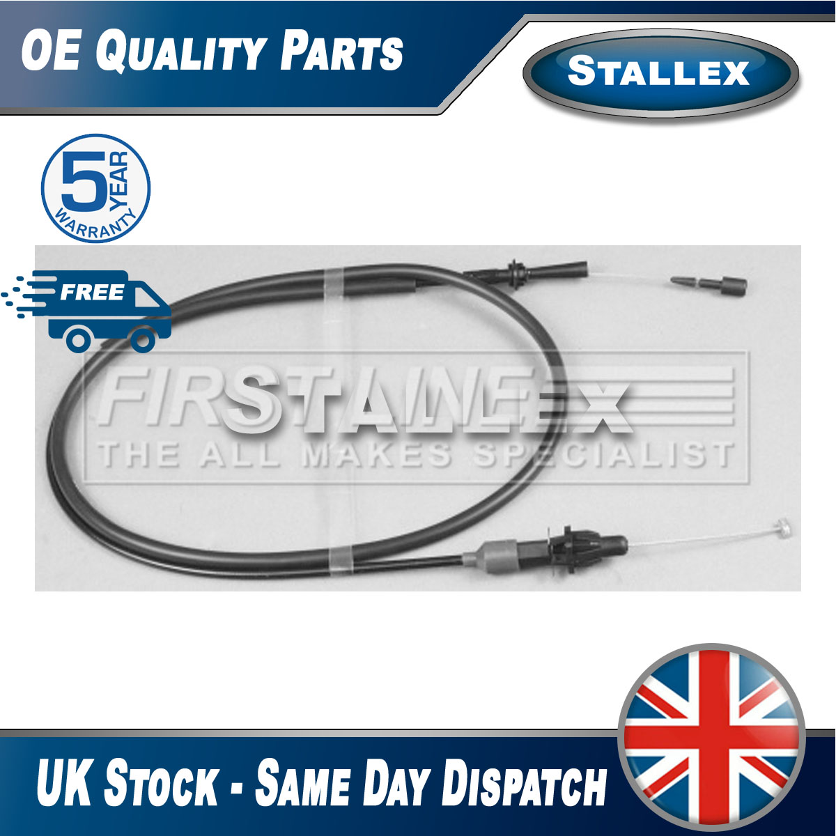 Adatto a Ford Sierra 1982-1984 cavo a frizione acceleratore 2,3 Stallex 6130796