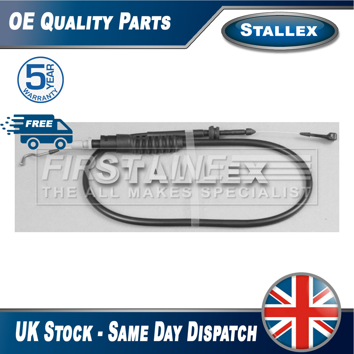 Adatto a VW Transporter 1990-2003 cavo acceleratore 2,4 D Stallex