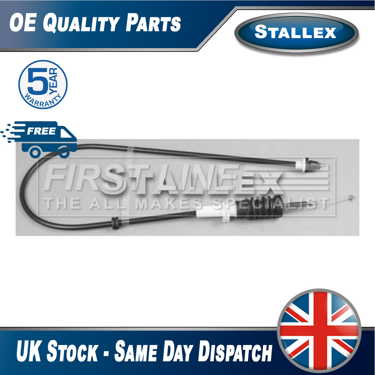 Adatto a Fiat Uno 1985-1994 1.0 1.1 Cavo Acceleratore Stallex 7556948