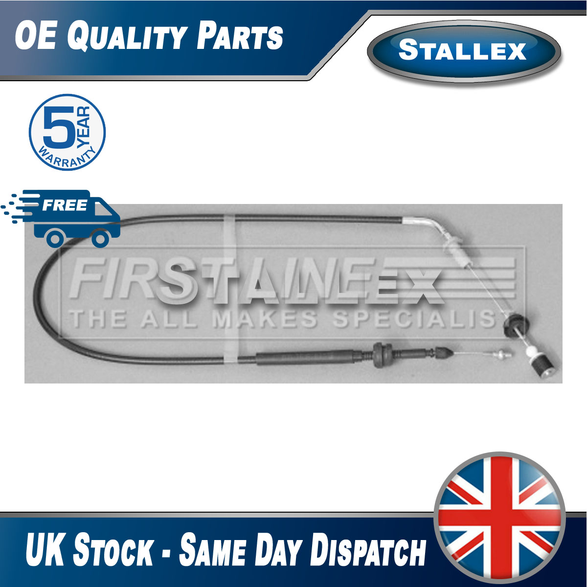 Adatto a VW Polo 1994-2000 1.0 1.4 1.6 cavo acceleratore stallex