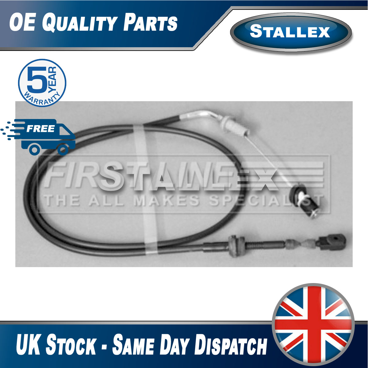 Adatto a VW Polo 1994-1997 1.9 D cavo acceleratore stallex 6N2721555B