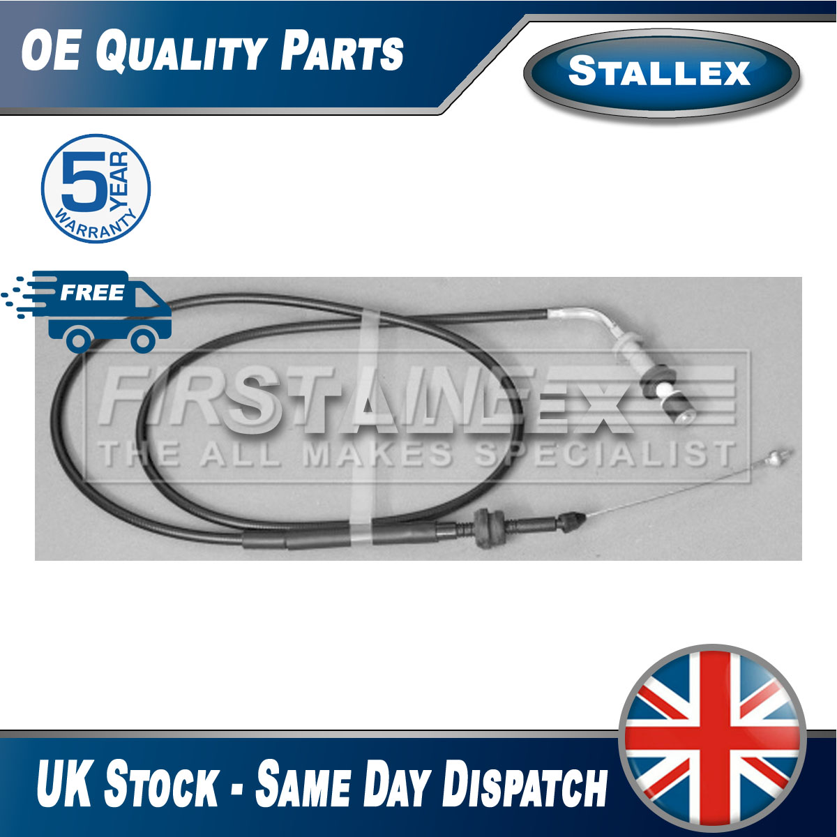 Adatto a VW Polo 1994-1999 1.0 1.3 1.6 cavo acceleratore stallex