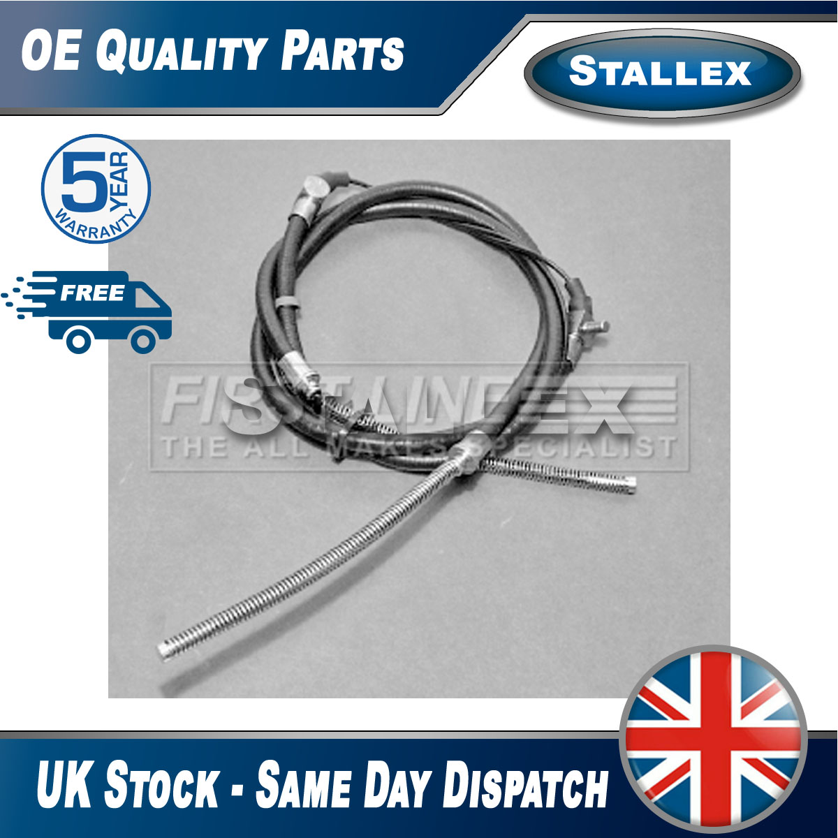 Fits LDV Pilot 1996-2005 1.7 1.8 D 1.9 2.0 Hand Brake Cable Rear ...