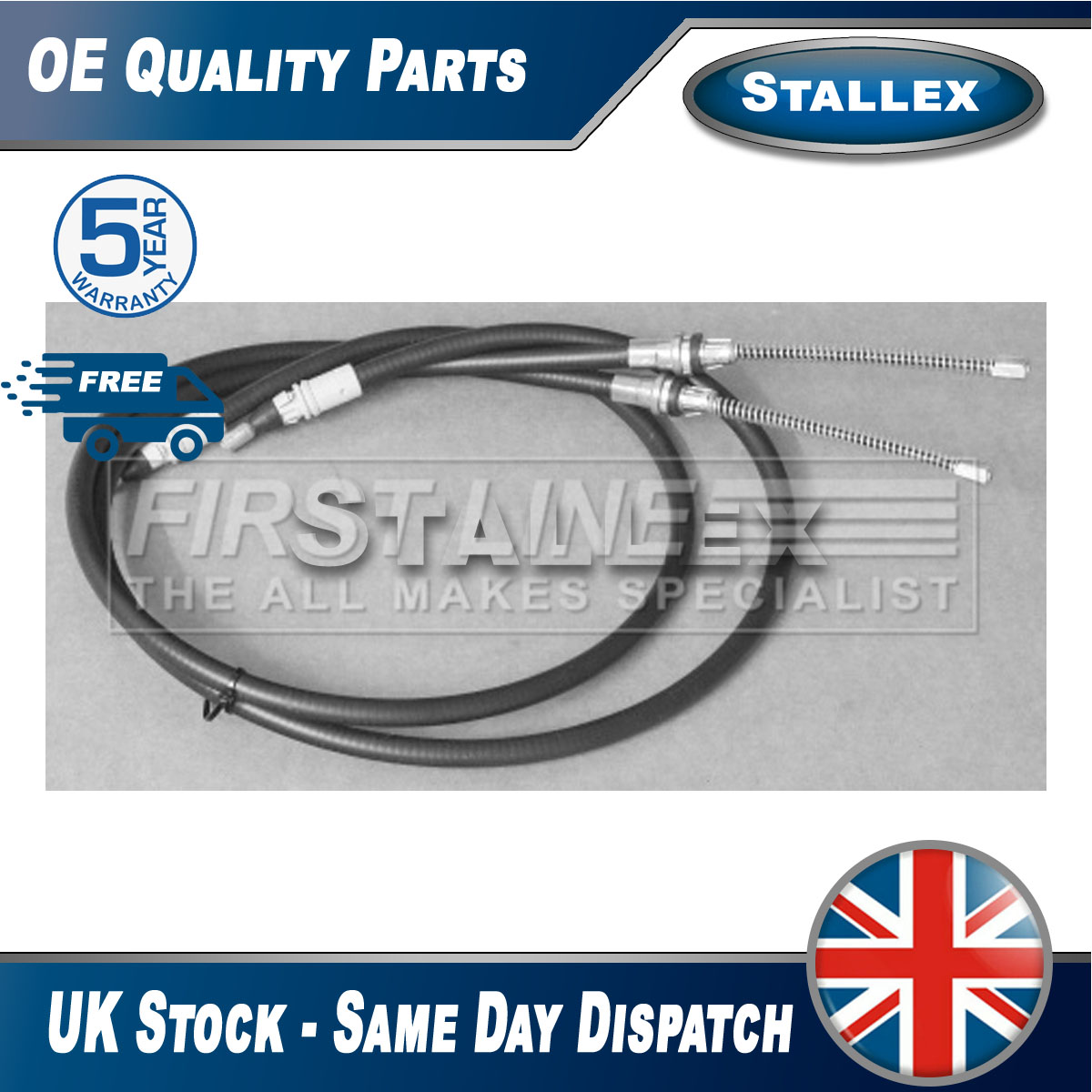 Fits Smart Roadster 2003-2005 0.7 Hand Brake Cable Stallex ...