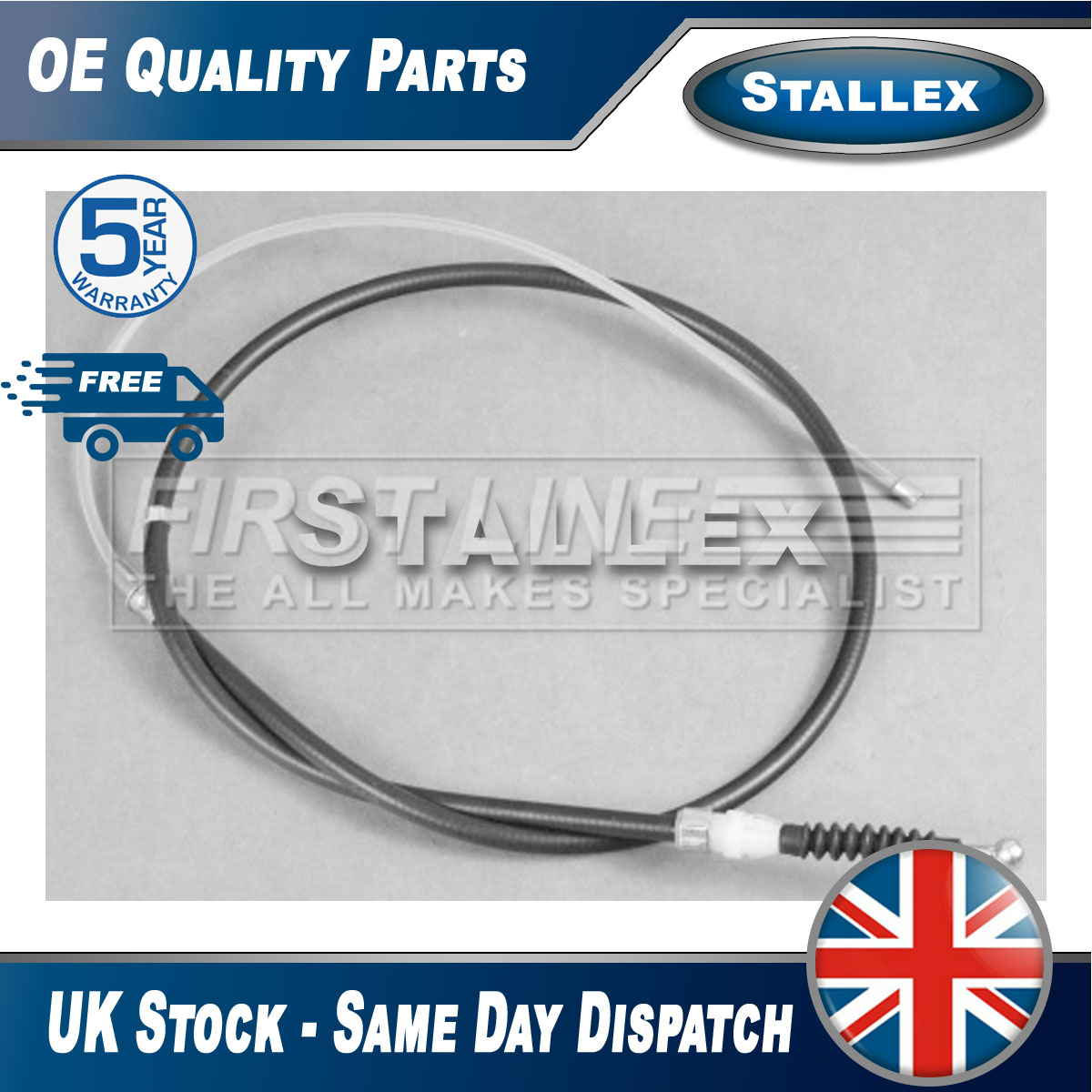 Fits Audi A1 Skoda Fabia VW Polo Seat Ibiza Hand Brake Cable Rear ...