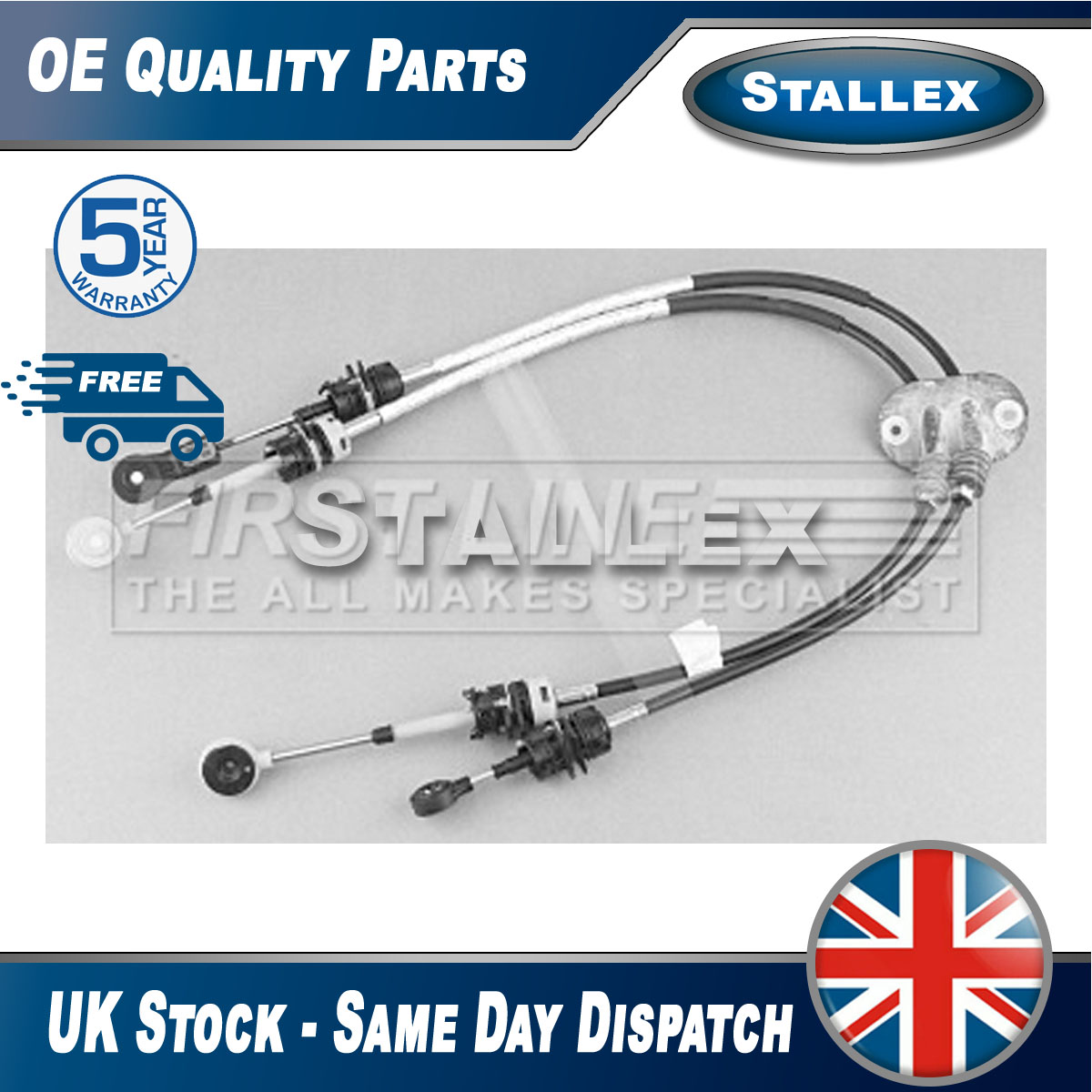 Fits Ford Transit Connect 2004-2013 1.8 D dCi Gear Selector Cable ...