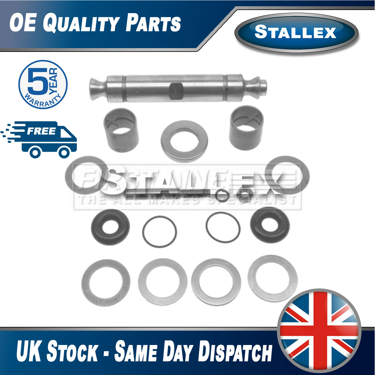 Adatto per Sherpa Freight Rover 1.7 1.8 D 2.0 Kingpin kit di riparazione anteriore stallex