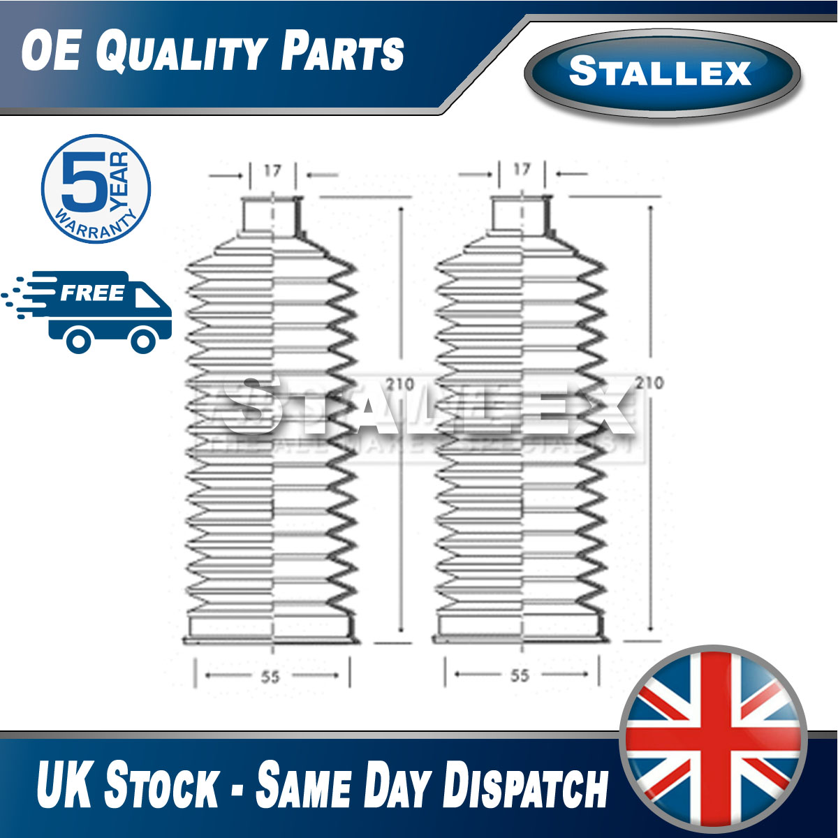 Fits Ford Scorpio 2.0 2.3 2.5 TD 2.9 Steering Rack Boot Set Front ...