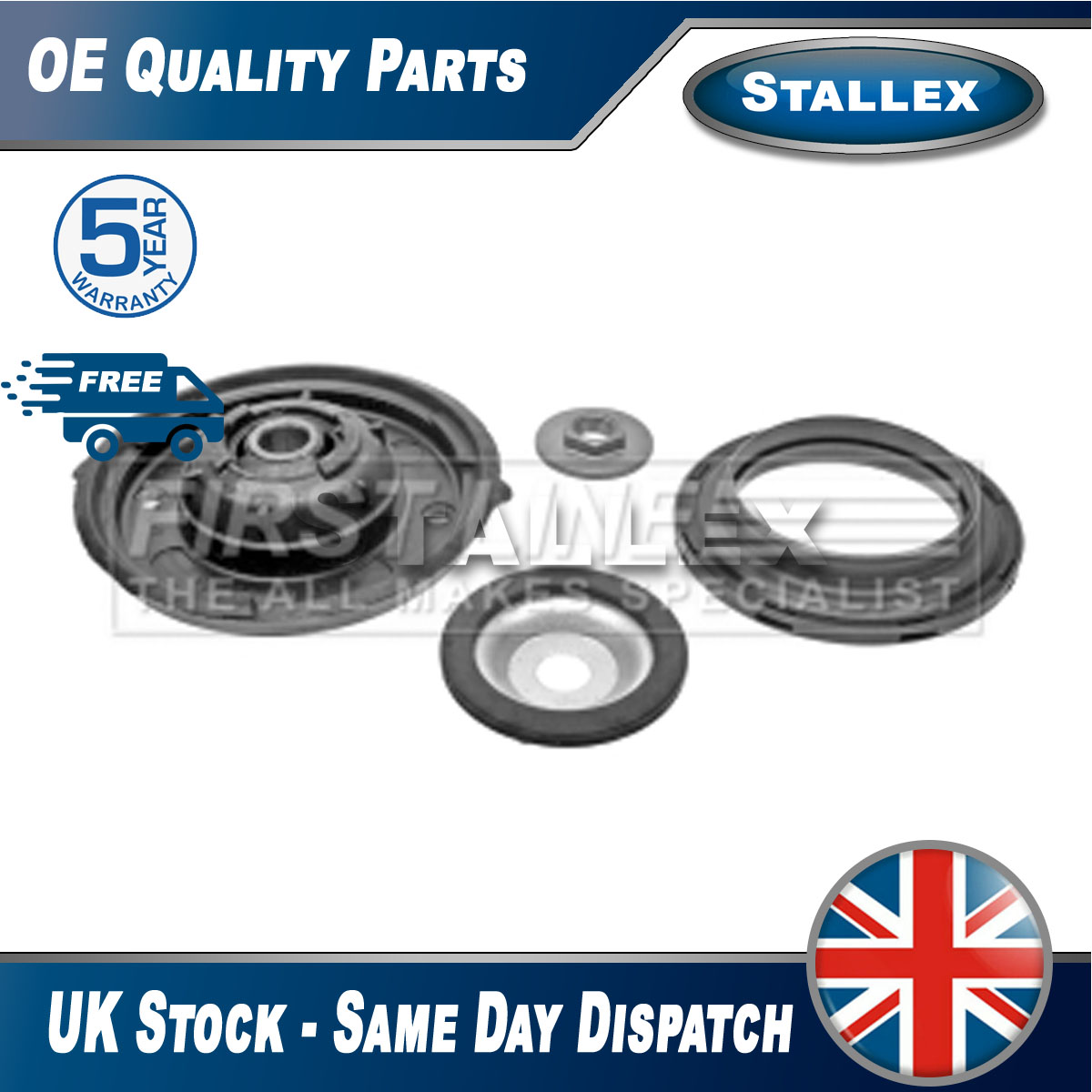 Fits Peugeot 308 Citroen C4 1.2 1.4 1.6 HDi 2.0 Strut Top Mount Stallex ...