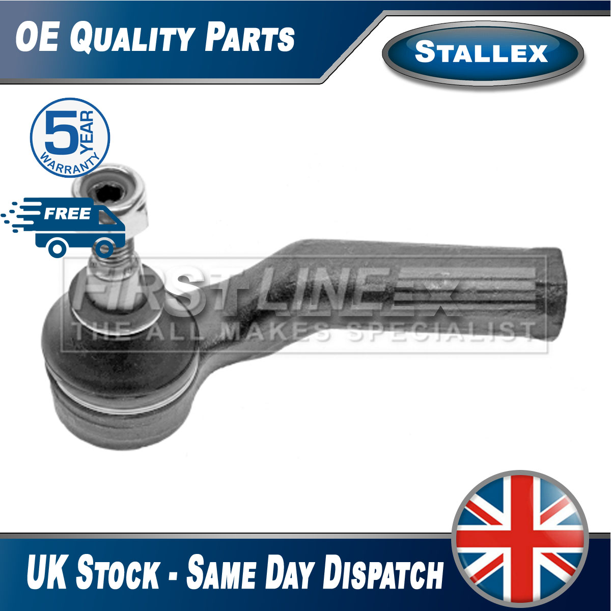 Fits Ford Focus 2010- Kuga 2012- C-Max 2010-2019 Tie Rod End Stallex #1 ...