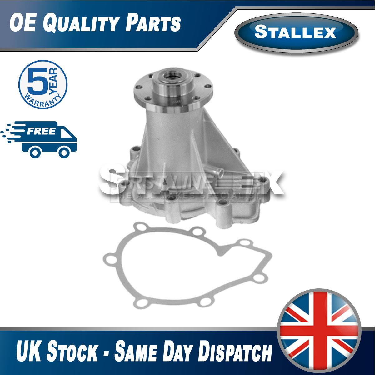 Fits Mercedes Sprinter Vito Saloon 190 T1 E-Class Water Pump Stallex ...