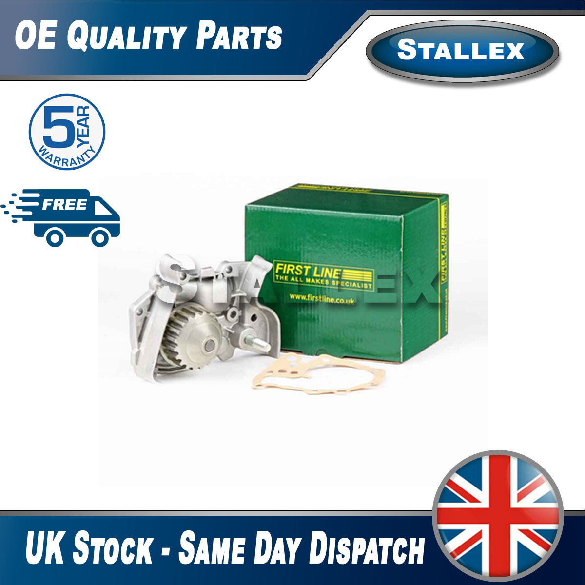 Fits Renault Kangoo 1997- Clio 1998-2005 1.4 Water Pump Stallex ...