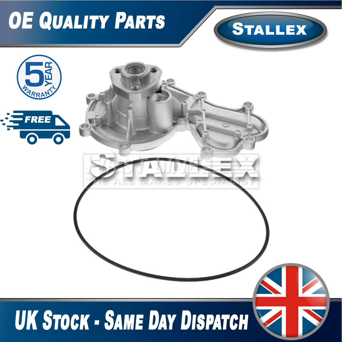 Fits Audi Q7 Q5 A7 A8 A6 Allroad 3.0 TDi Water Pump Stallex 059121008 ...