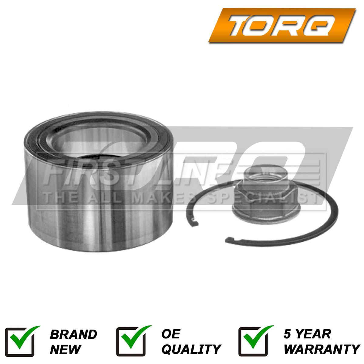 Wheel Bearing Kit Front Torq Fits Renault Master 2010- Vauxhall Movano ...