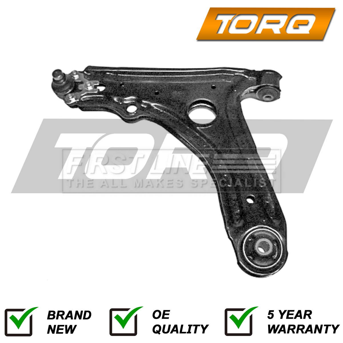 Track Control Arm Front Left Torq Fits Seat Ibiza VW Golf Caddy Polo ...