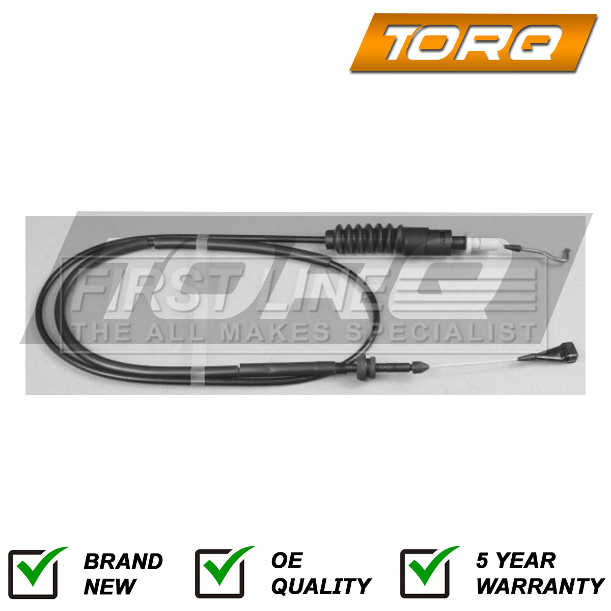 Cavo Acceleratore Acceleratore Torq Adatto a VW Transporter 1990-1995 1.9 D 701721555L