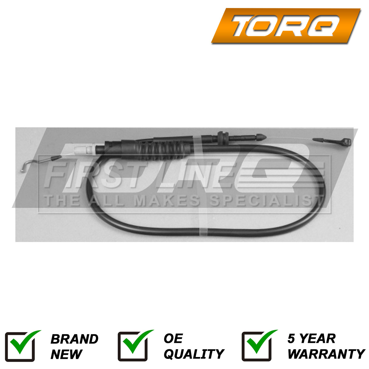 Torq cavo acceleratore cavo frizione adatto a VW Transporter 1990-2003 2.4 D 701721555K