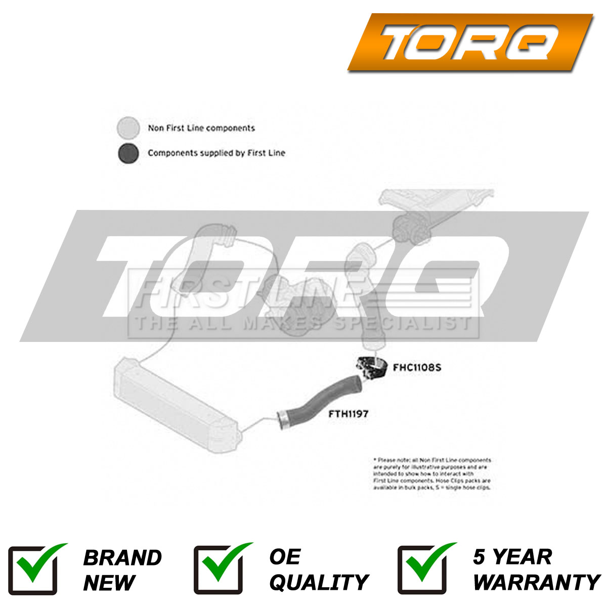 Turbo Hose Torq Fits BMW 3 Series 2004-2012 2.0 D 11617805437 | eBay UK