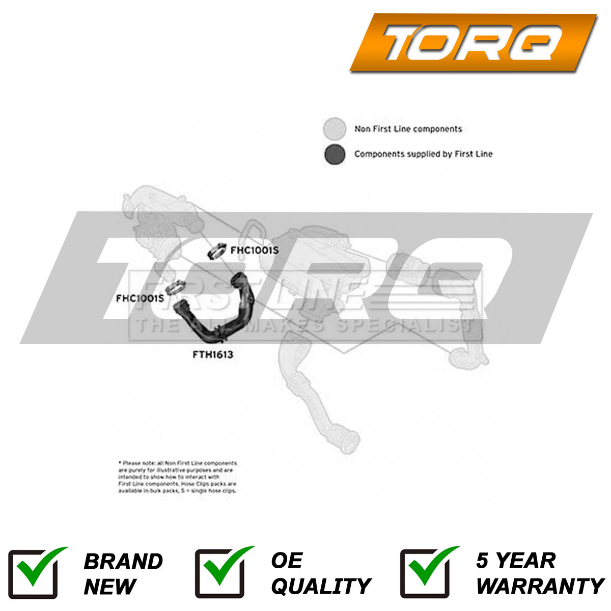 Turbo Hose Torq Fits Renault Clio Megane Scenic Kangoo 1.9 dCi DTI ...