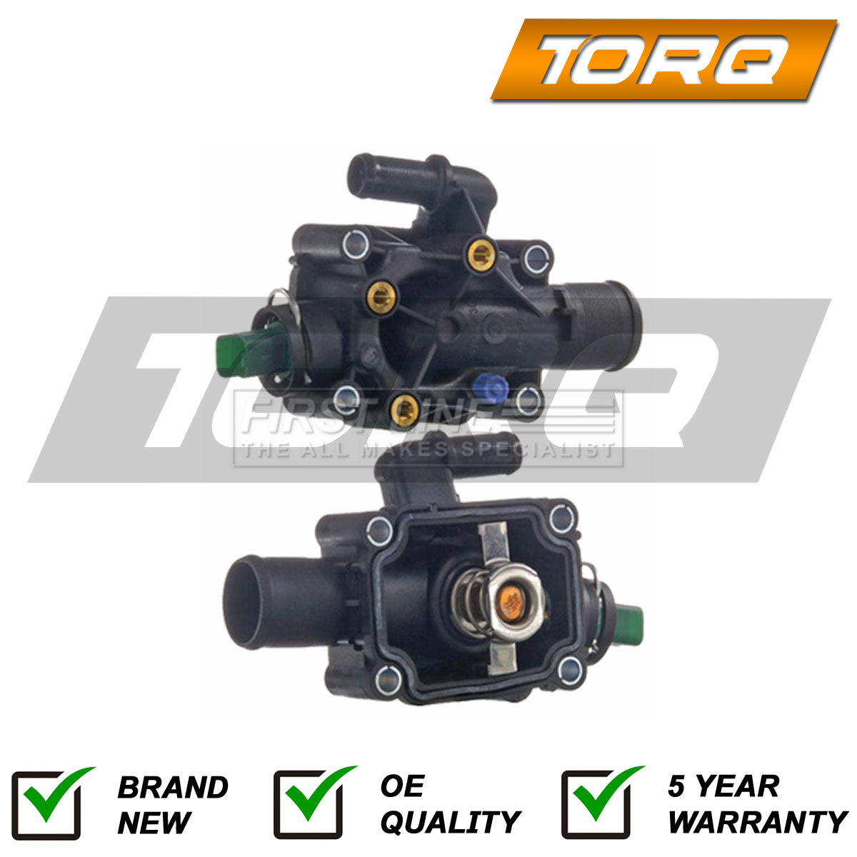 Thermostat Coolant Torq Fits 206 207 307 C4 Xsara Picasso C3 C2 1.4 1.6 ...