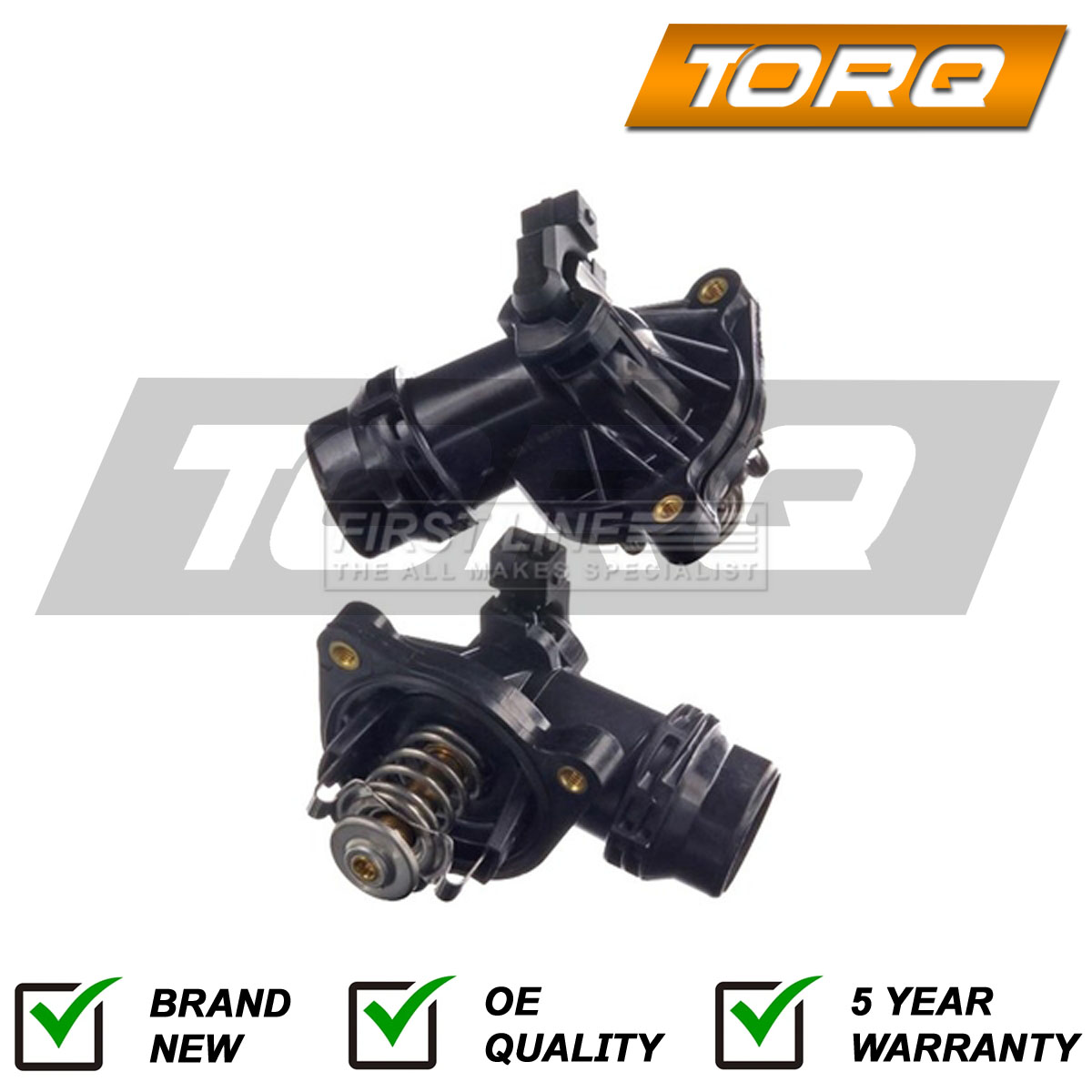 Thermostat Coolant Torq Fits BMW 3 Series 1 Z4 X3 5 X1 1.6 1.8 1.9 2.0 ...