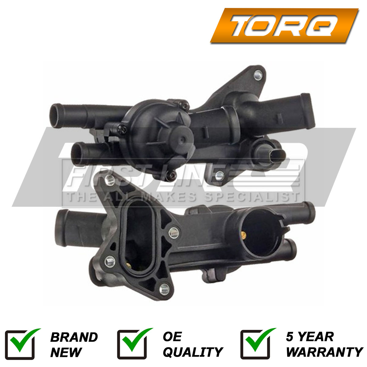Thermostat Coolant Torq Fits VW Polo Skoda Fabia Seat Ibiza 1.2 ...
