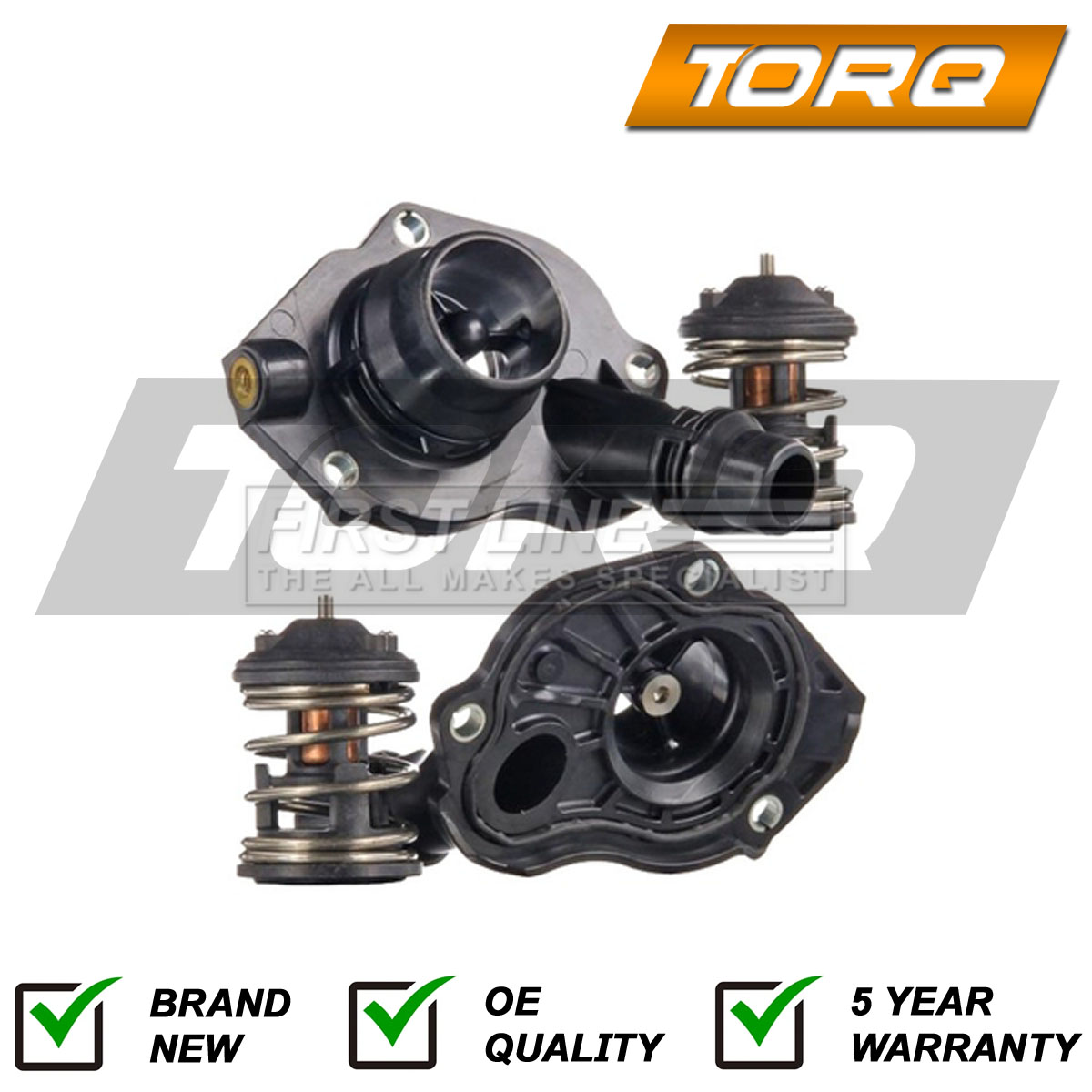 Thermostat Coolant Torq Fits BMW 3 Series 1 5 X3 2 X5 X1 1.6 D 2.0 2.5 ...