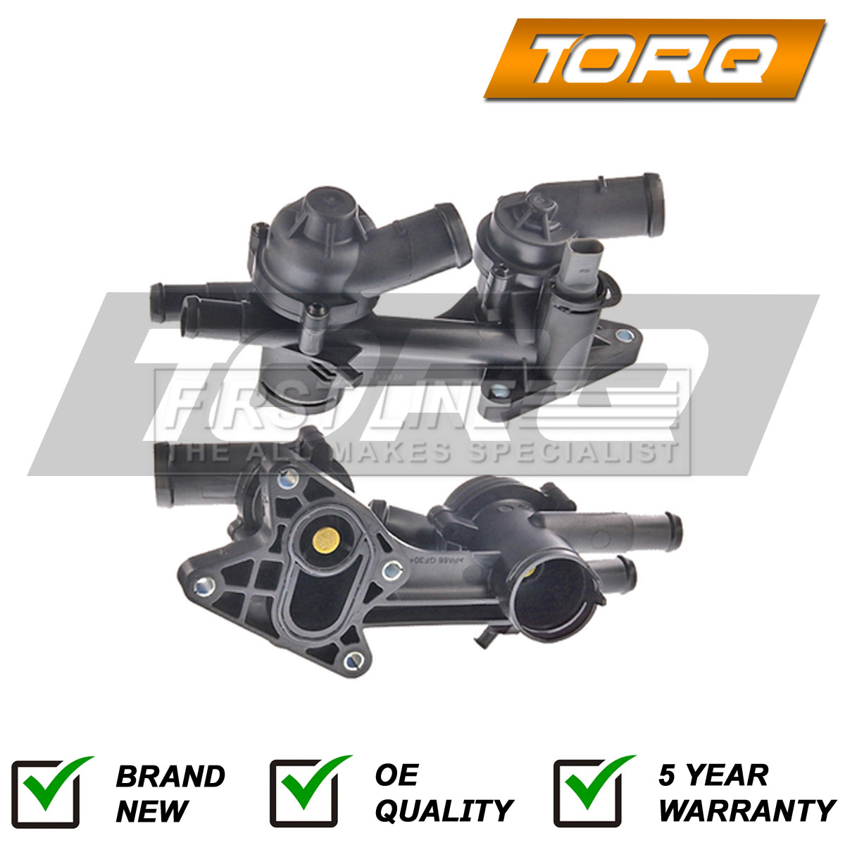Thermostat Coolant Torq Fits Skoda Fabia 2007-2014 VW Polo 2006- 1.4 1. ...