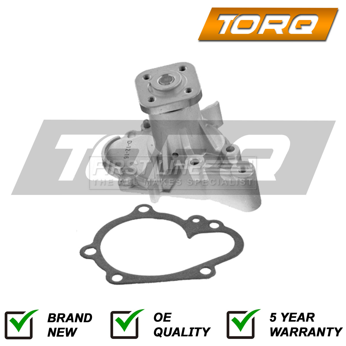 Water Pump Torq Fits Hyundai Getz i10 Amica Kia Picanto 1.0 2510002588 ...