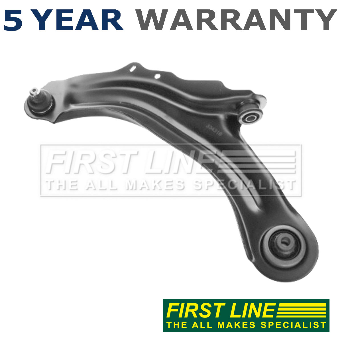 First Line Front Left Lower Track Control Arm Fits Captur 1.2 1.3 1.5 ...
