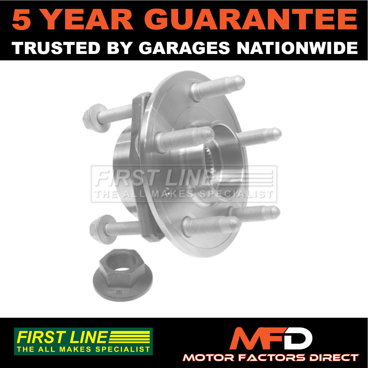 Fits Vauxhall Insignia 2008-2017 First Line Front Wheel Bearing Kit ...