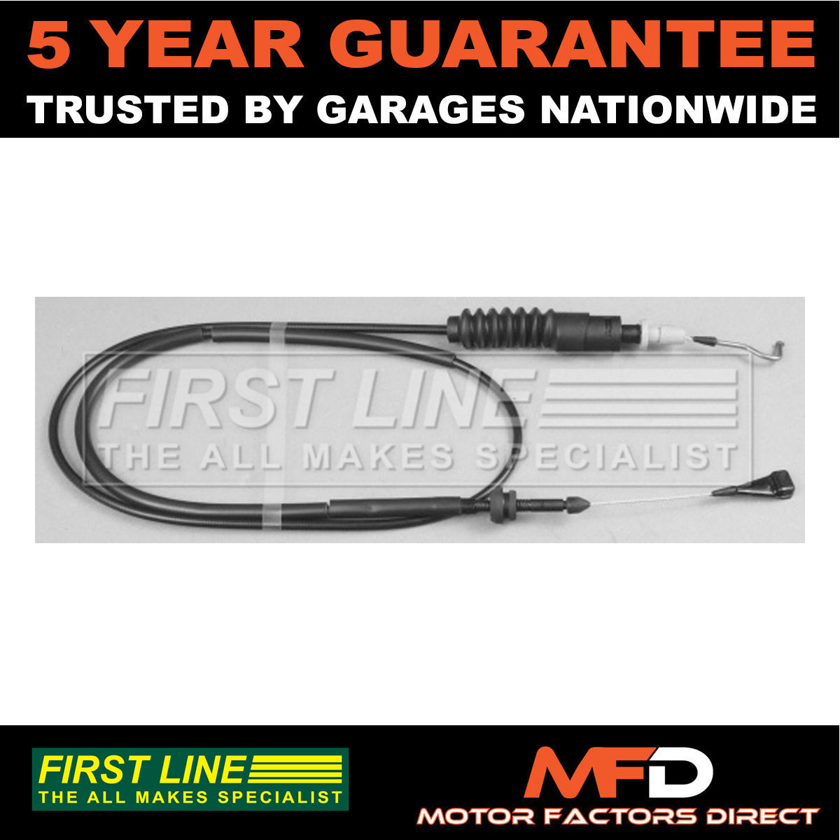 Adatto a VW Transporter 1990-1995 1.9 D cavo acceleratore prima linea