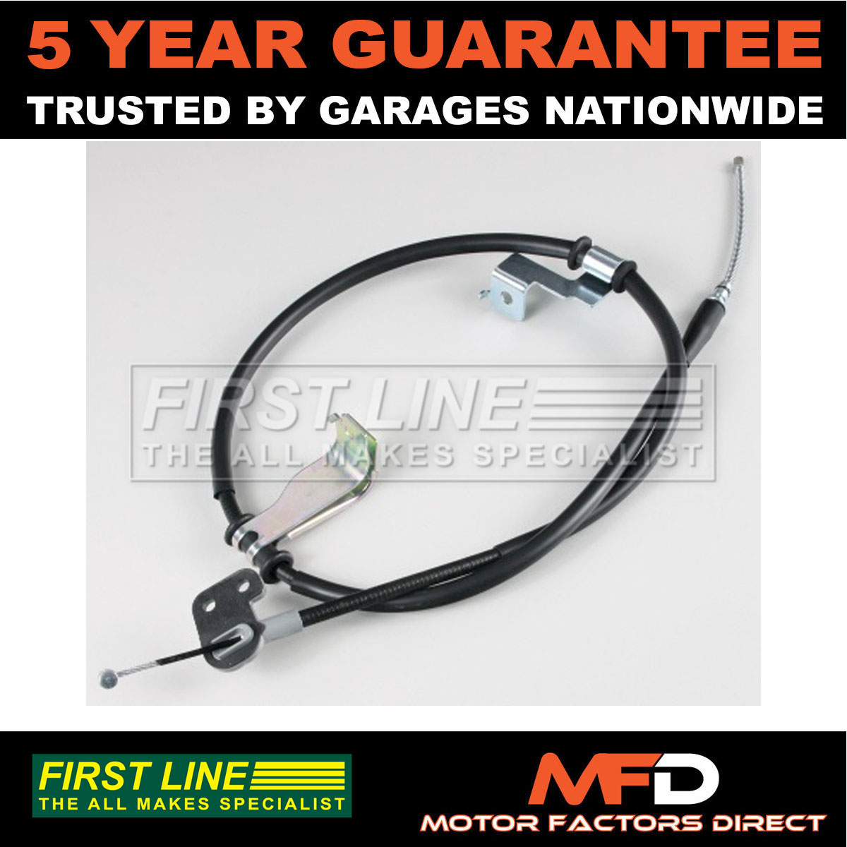 Fits Hyundai i10 2007-2017 1.0 1.2 First Line Right Hand Brake Cable #2 ...