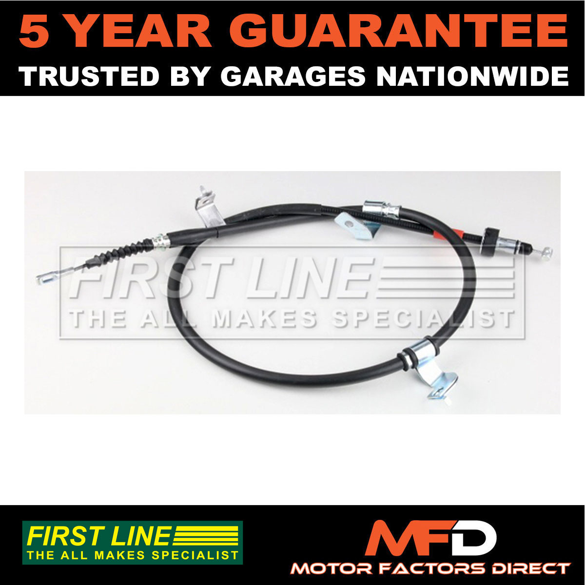 Fits Kia Picanto 2011-2017 1.0 1.2 First Line Left Hand Brake Cable ...