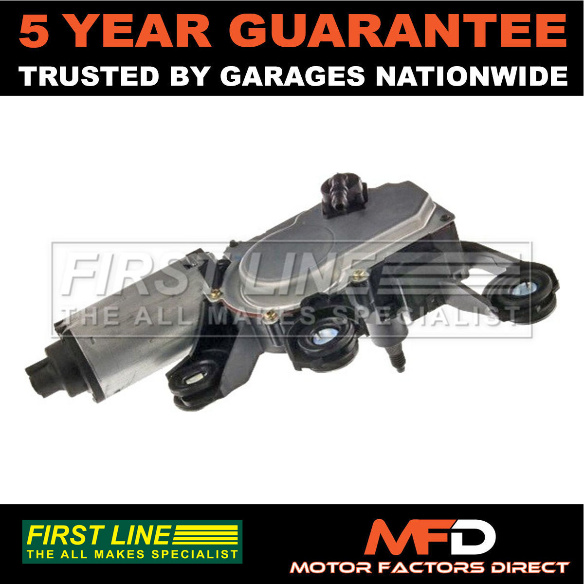Fits Audi A3 Q5 Q7 A4 First Line Rear Windscreen Wiper Motor 8R0955711C ...