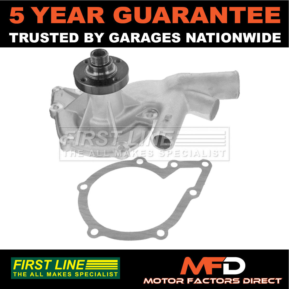 Fits Land Rover Defender 110 90 2.5 D TD TDi First Line Water Pump ...
