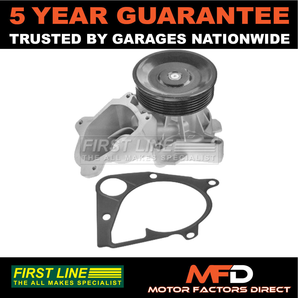 Fits BMW 3 Series 5 X3 2.0 D TD 3.0 First Line Water Pump 11517805808 ...