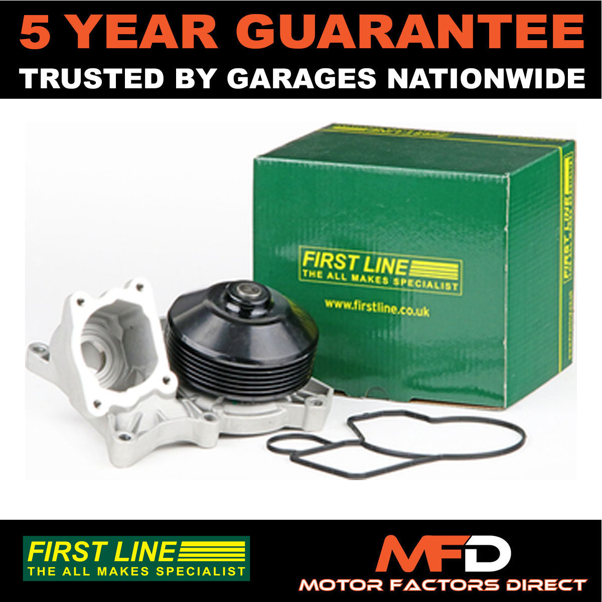 Fits BMW 1 Series 3 X1 5 X3 2.0 D First Line Water Pump 11517807311 ...
