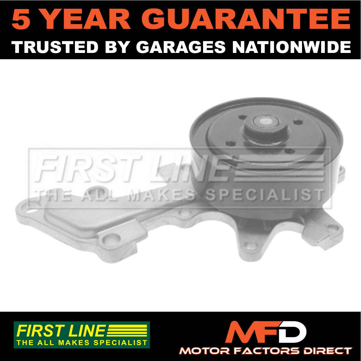 Fits Toyota Yaris 2008- Auris 2009-2018 1.3 First Line Water Pump ...