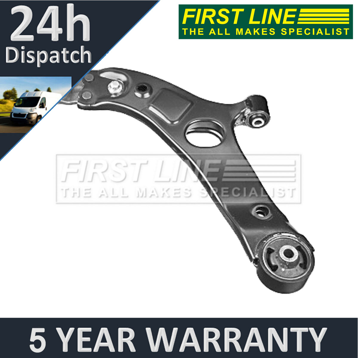 Fits Kia Optima 2010- First Line Front Left Lower Track Control Arm ...