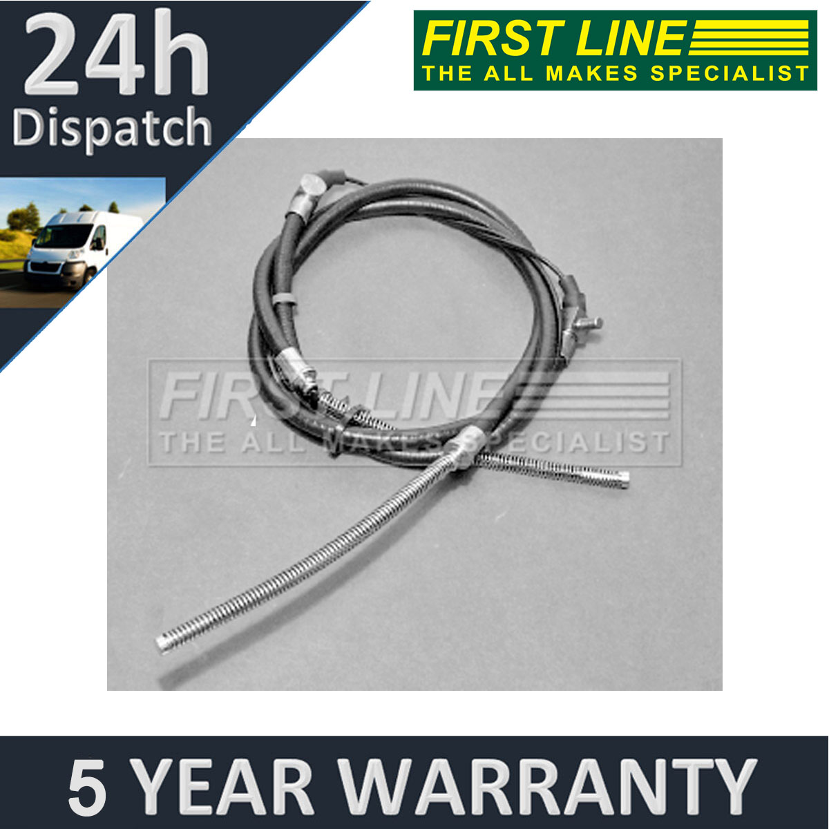 Fits LDV Pilot 1.7 1.8 D 1.9 2.0 First Line Rear Hand Brake Cable ...