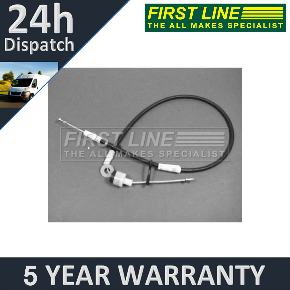 Fits Ford P100 1988-1992 2.0 First Line Clutch Cable 6181464 | eBay