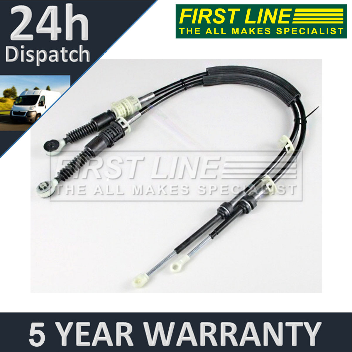 Fits Renault Clio 1.2 1.4 1.5 dCi 1.6 First Line Gear Selector Cable ...
