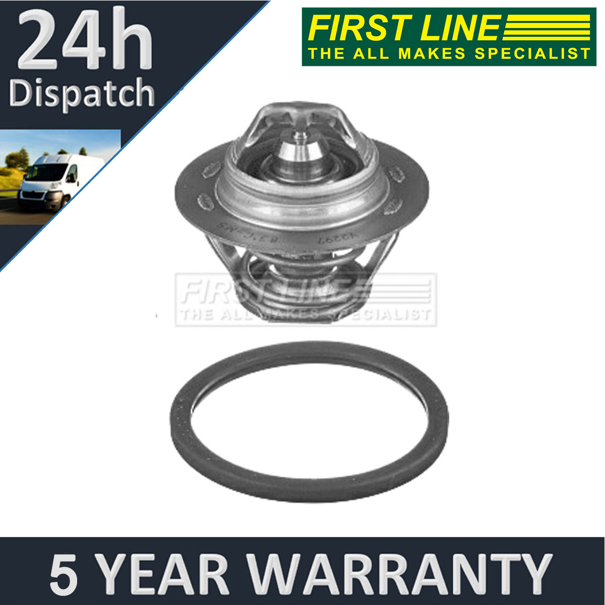 Fits Renault Megane Kangoo Dacia Sandero First Line Thermostat Coolant ...